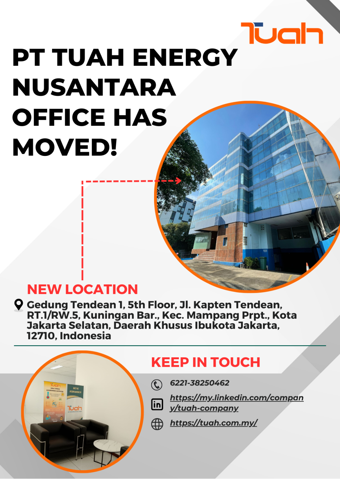 PT Tuah Energy Nusantara-New Office ! - Tuah